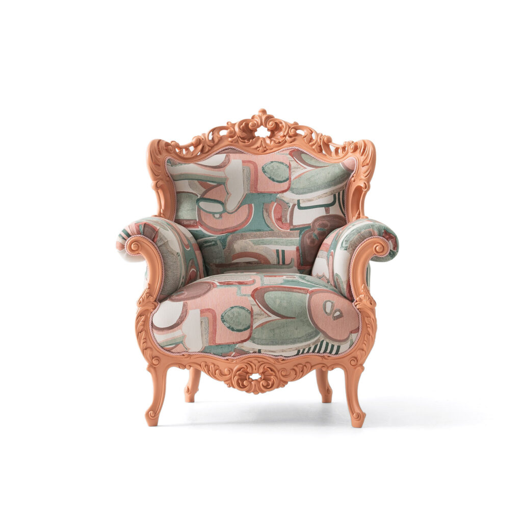 Colorful Accent Chair - Picasso Accent Chair | LEOPARD Furniture