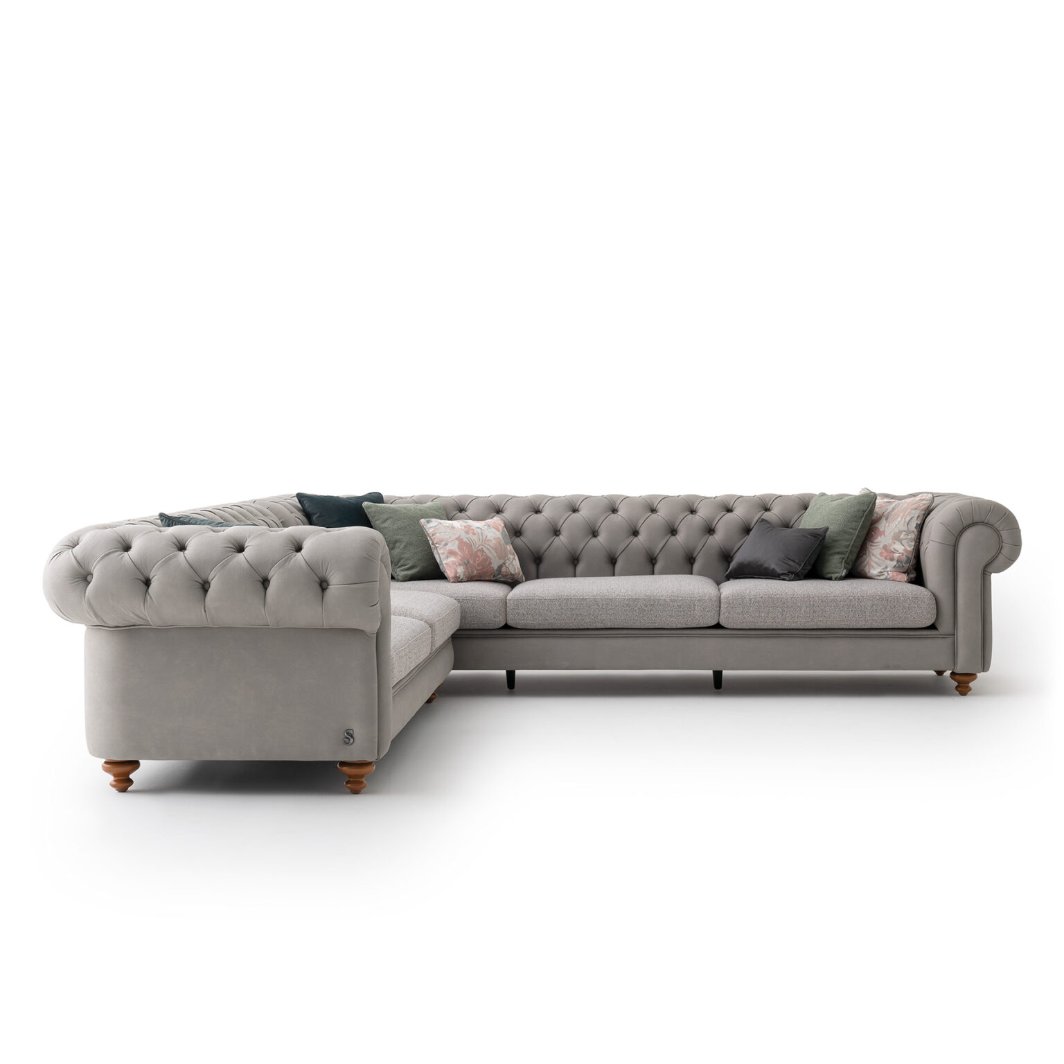Aspendos Chesterfield Sectional Sofa - Luxury Modular Seats