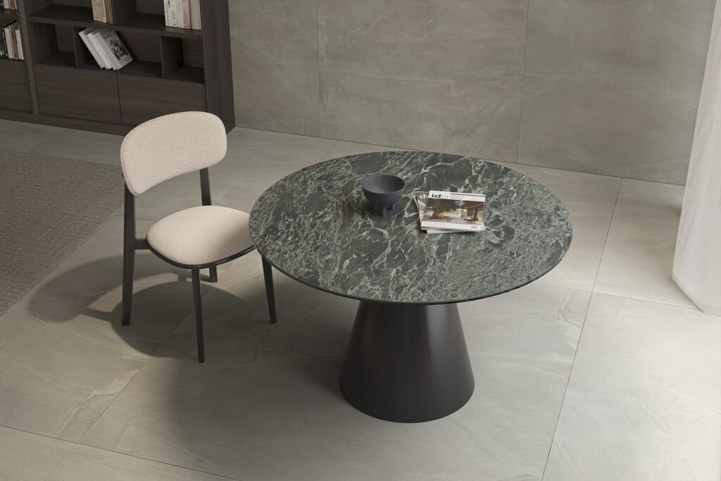 Green Agate - A Round Ceramic Dining Table | LEOPARD Furniture