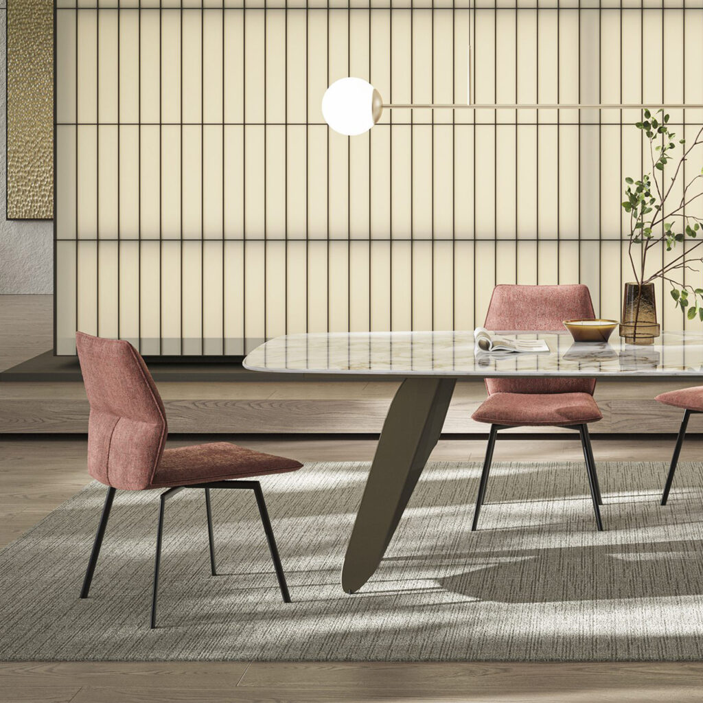 Boat-Shaped Farfalle Dining Table | LEOPARD Furniture