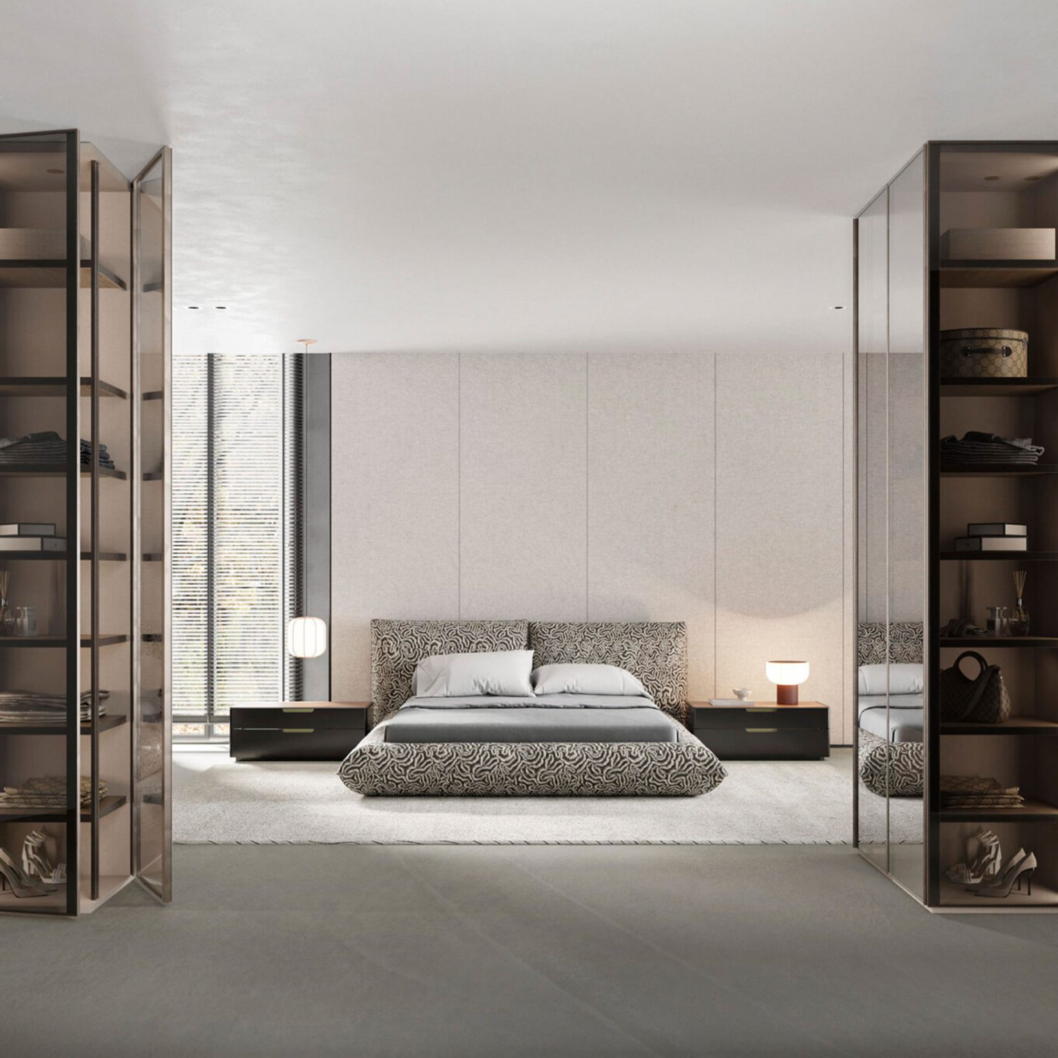 Contemporary Upholstered Bed | Tonfo Bed | LEOPARD Furniture