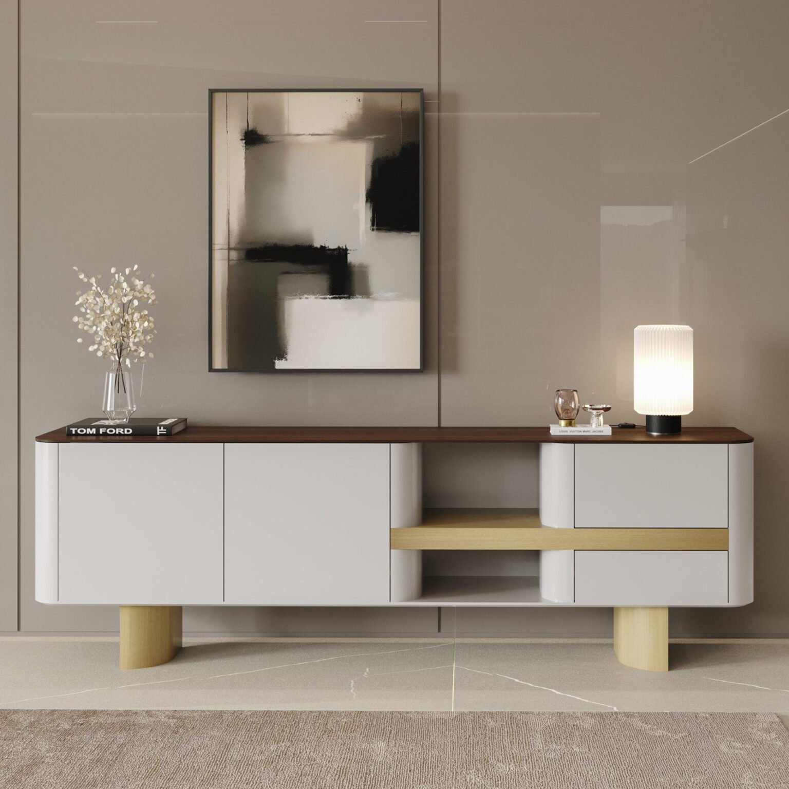 Bloom Modern Sideboard Cabinet | Sleek Storage for Contemporary Spaces