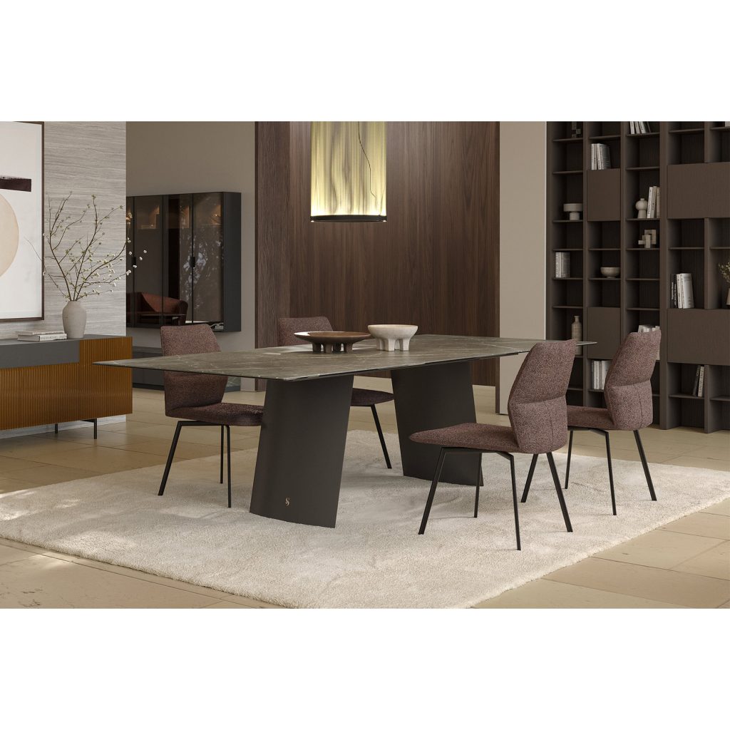 Quartz Modern Ceramic Dining Table | Stylish Dining for Contemporary Spaces