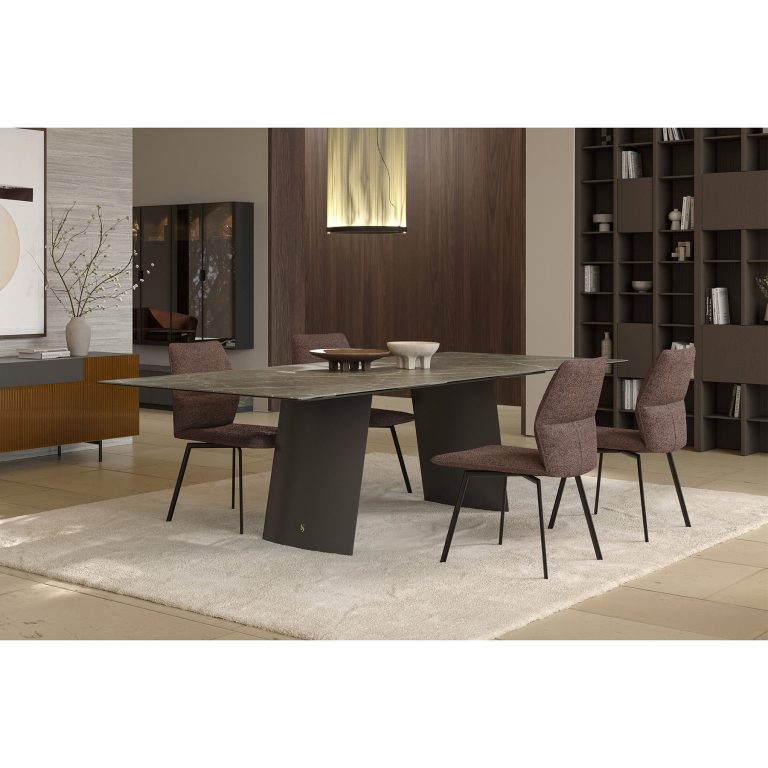 Quartz Modern Ceramic Dining Table | Stylish Dining for Contemporary Spaces