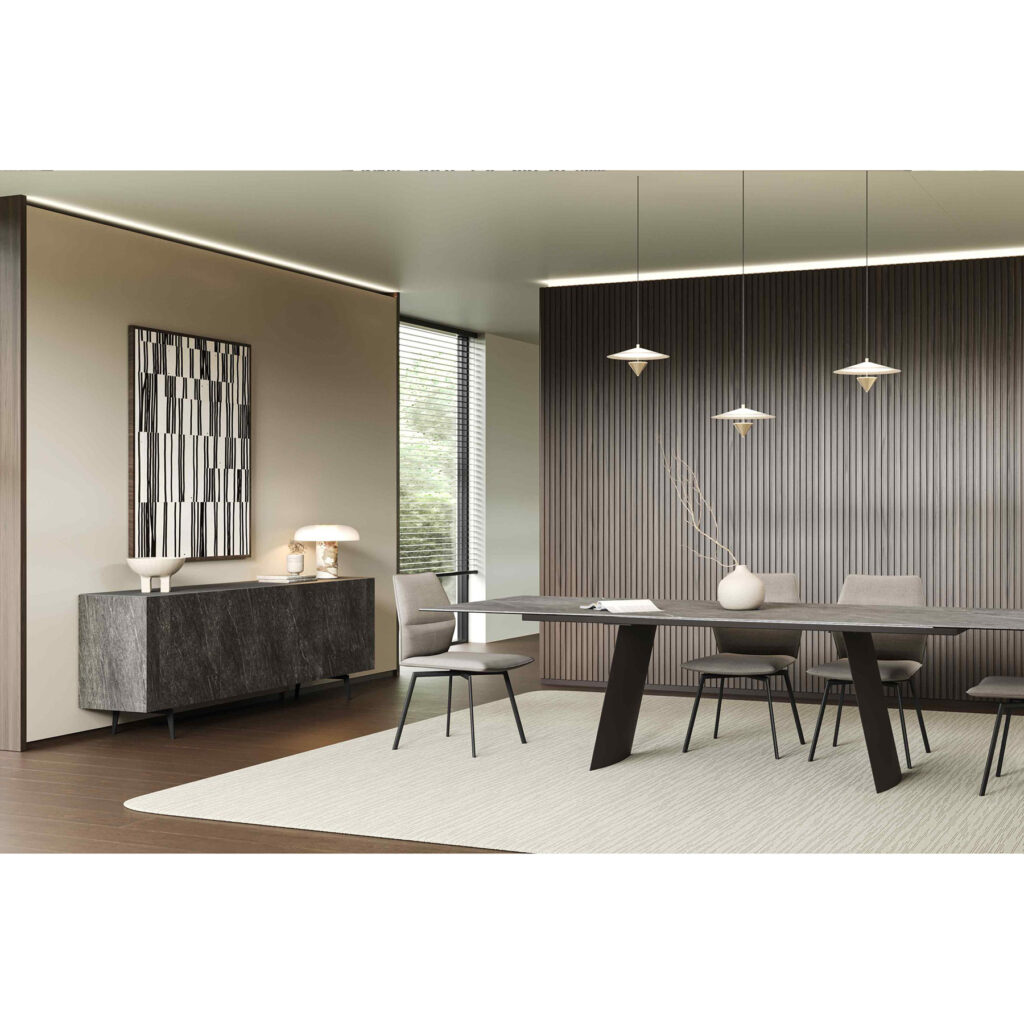 Quartz Modern Ceramic Dining Table | Stylish Dining for Contemporary Spaces