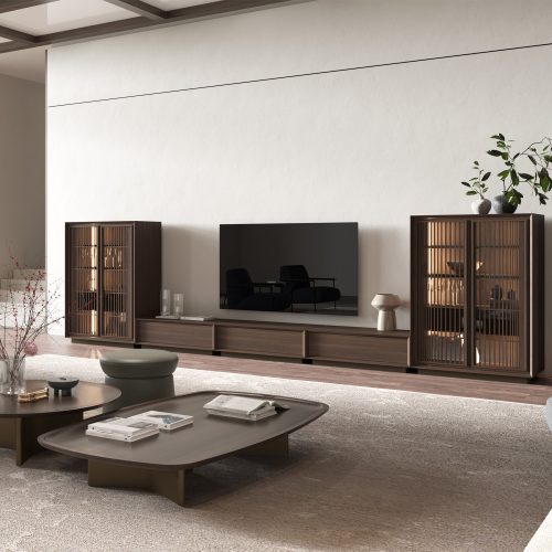 Riva TV Stand: Premium Big Modular TV Stand media console