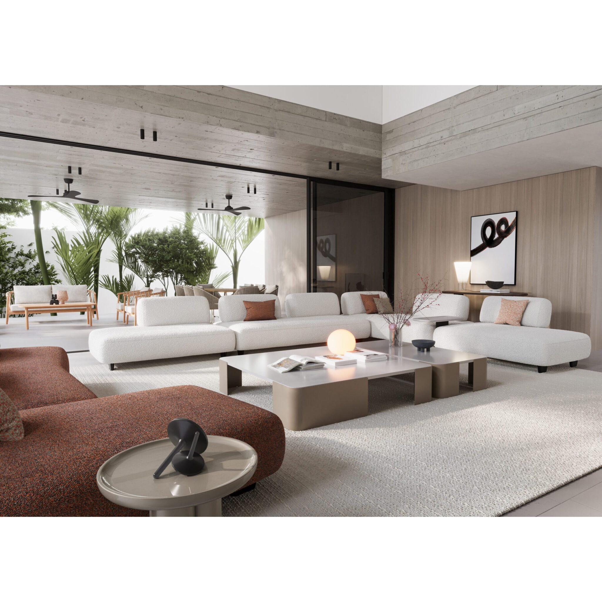 Bonbon Linea Modular Sectional Sofa, Customizable, Contemporary Design
