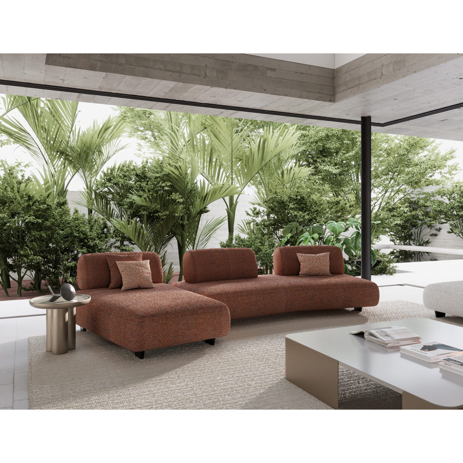 Bonbon Linea Modular Sectional Sofa, Customizable, Contemporary Design