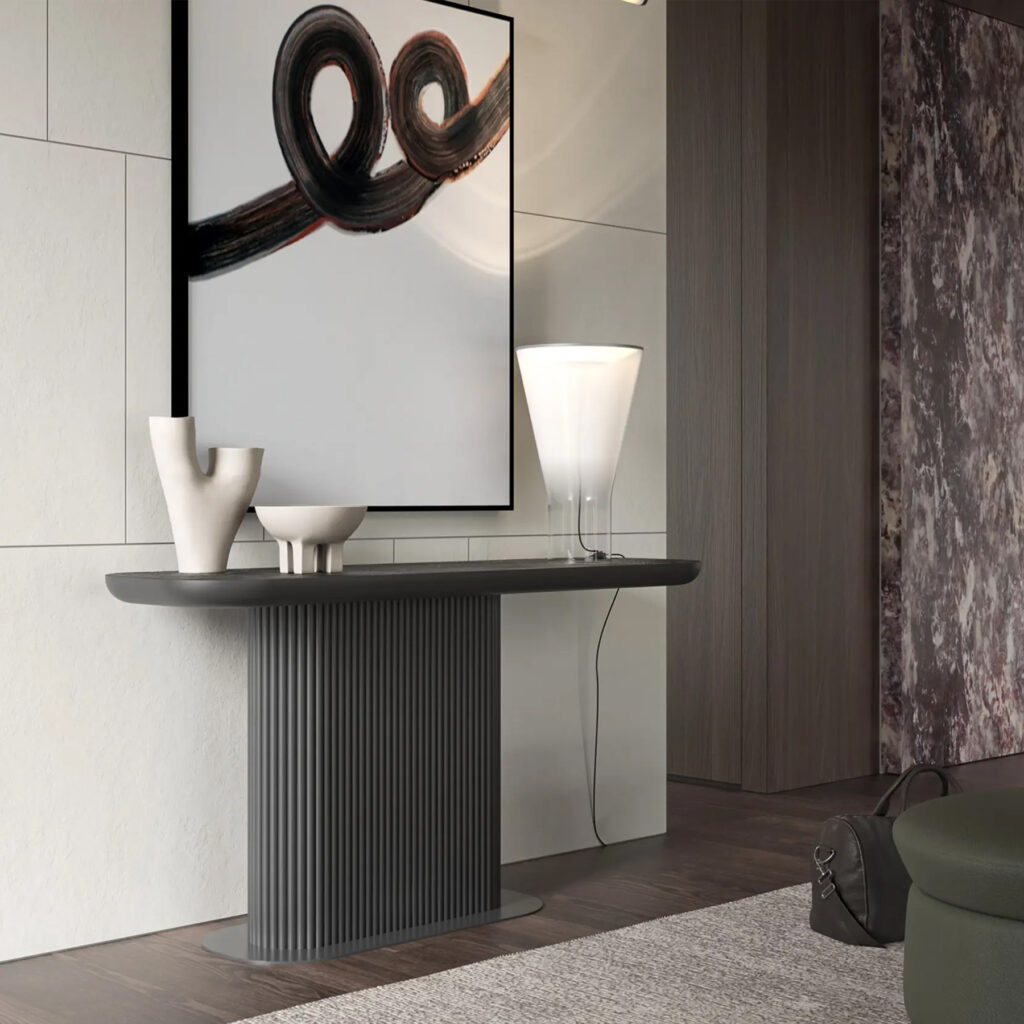Metis Console Table with Mirror | Contemporary design | LEOPARD