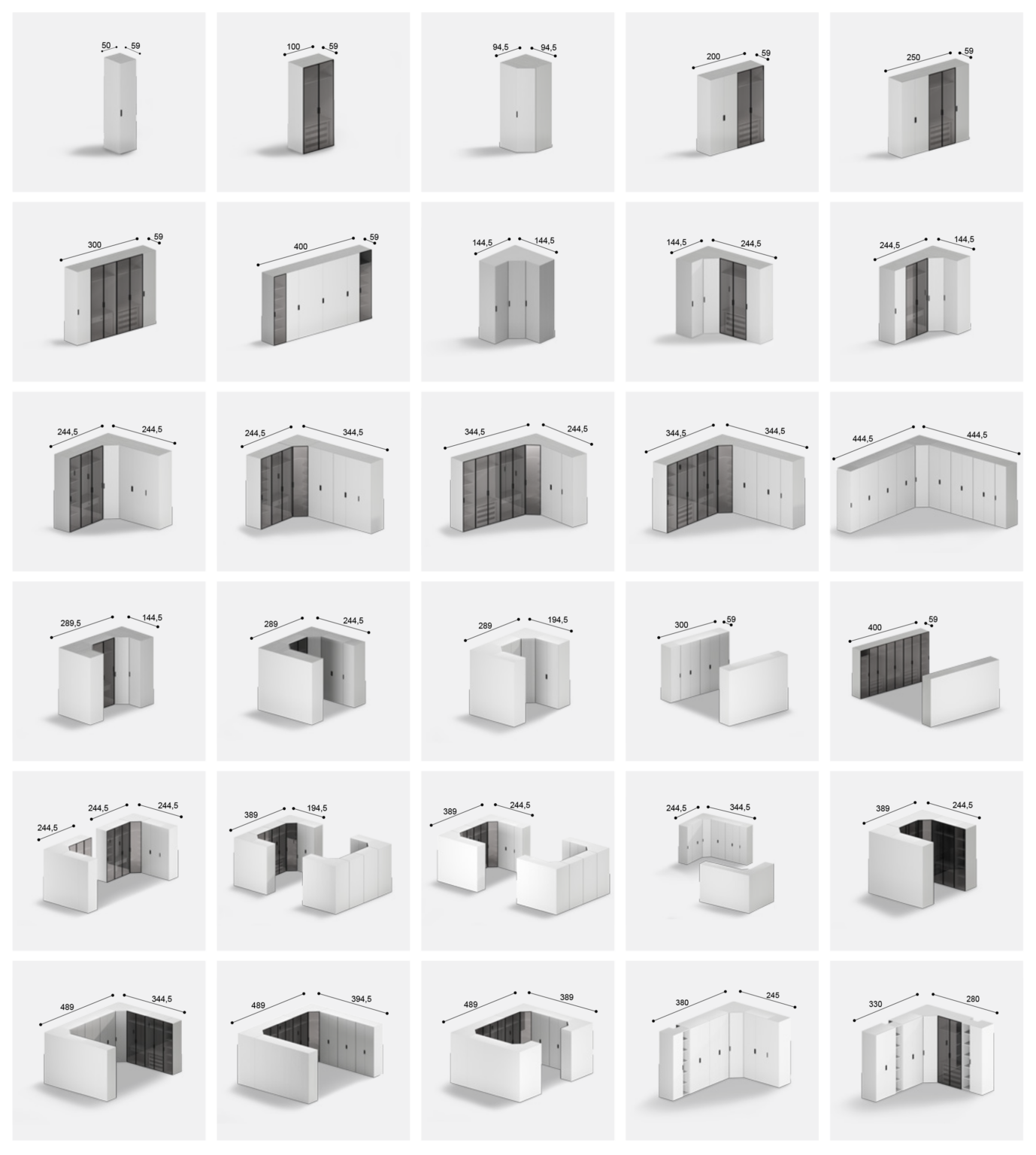 High-End Modular Dressing Room System | Modular Closet System