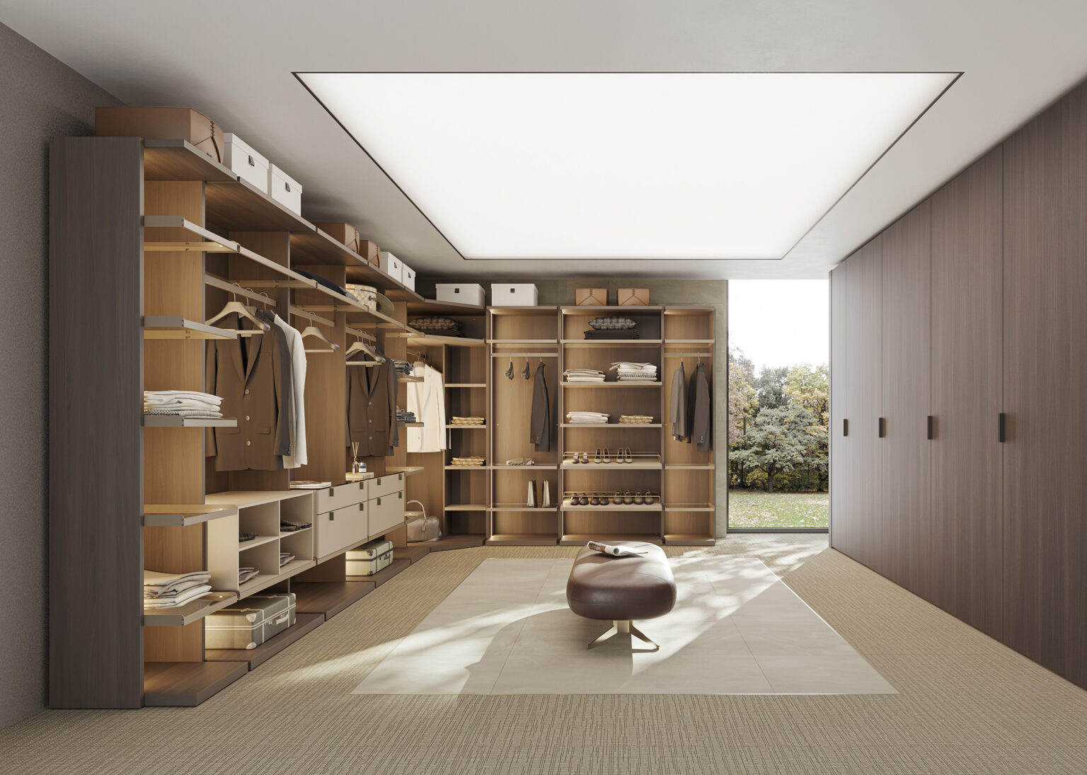 Luxury Open Closet System | Sigma Modular Closet by LEOPARD