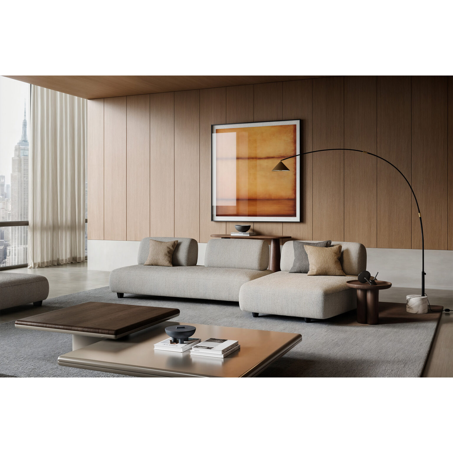 Bonbon Linea Modular Sectional Sofa, Customizable, Contemporary Design