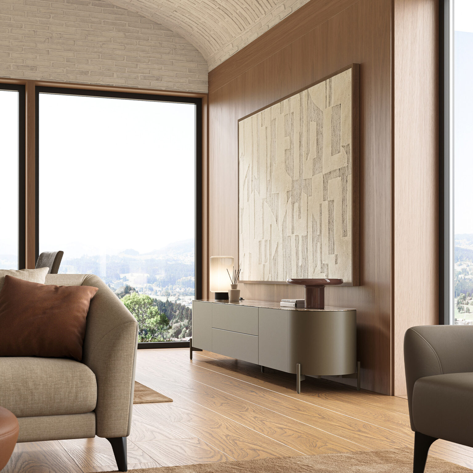 Italian Porcelain Ceramic TV Stand | LEOPARD Furniture