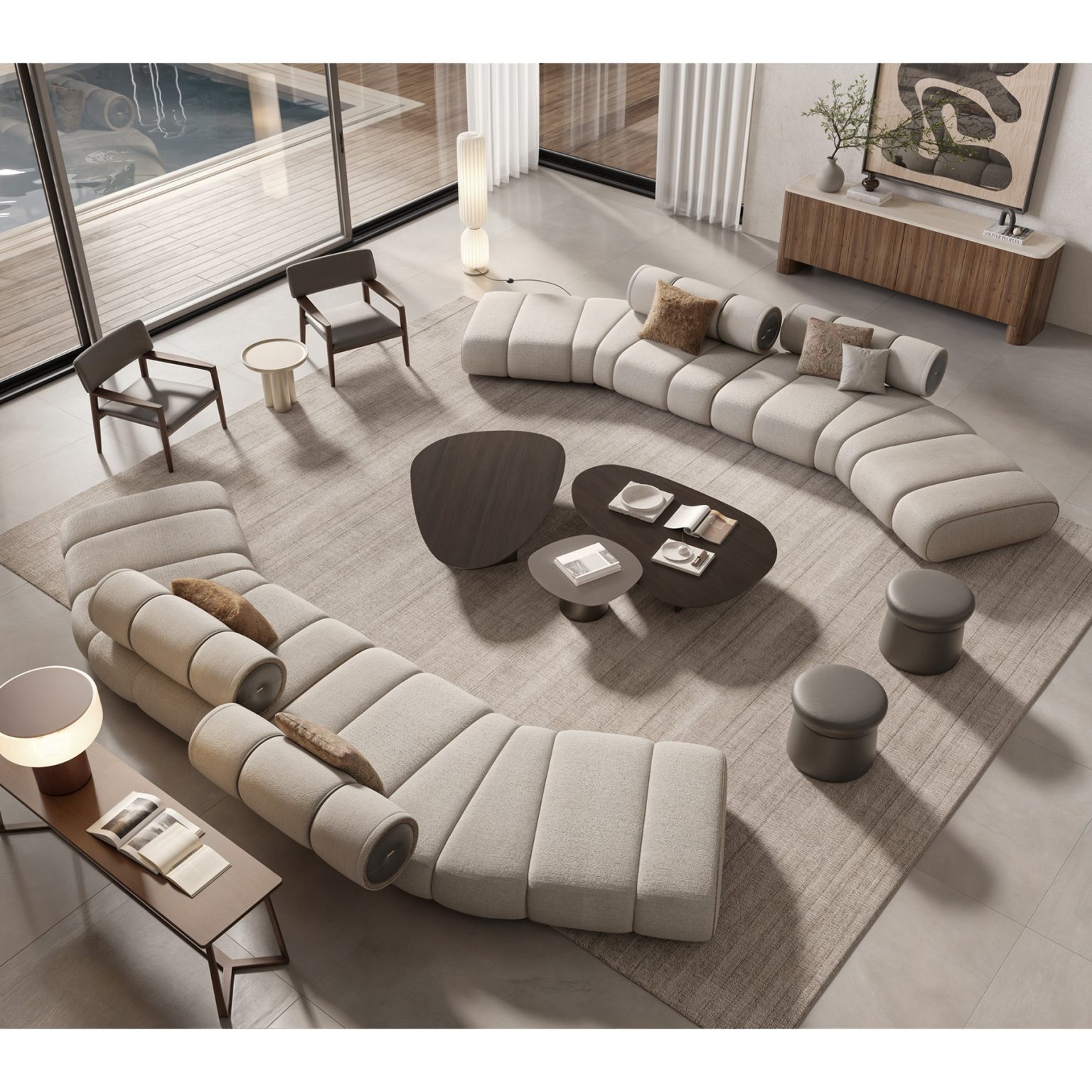 Luxury Modular Sofa | High-End Orion Modular Sofa at LEOPARD Furniture