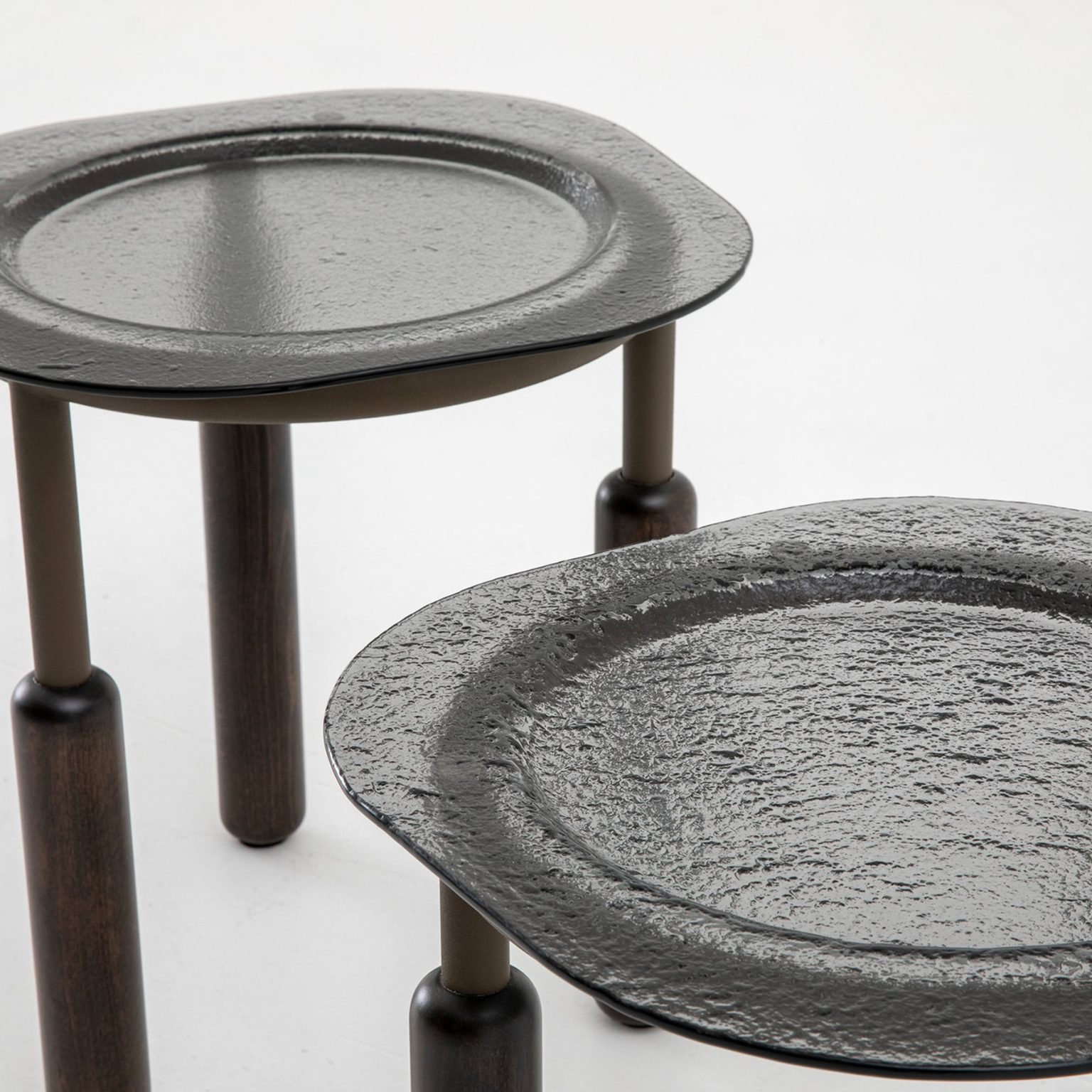 Modern Glass Side Tables | Luxury Ludo Set by LEOPARD Furniture