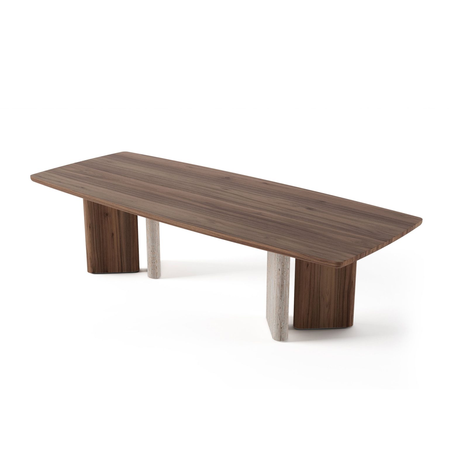 Luxury Pentagon Low Dining Table by LEOPARD Furniture
