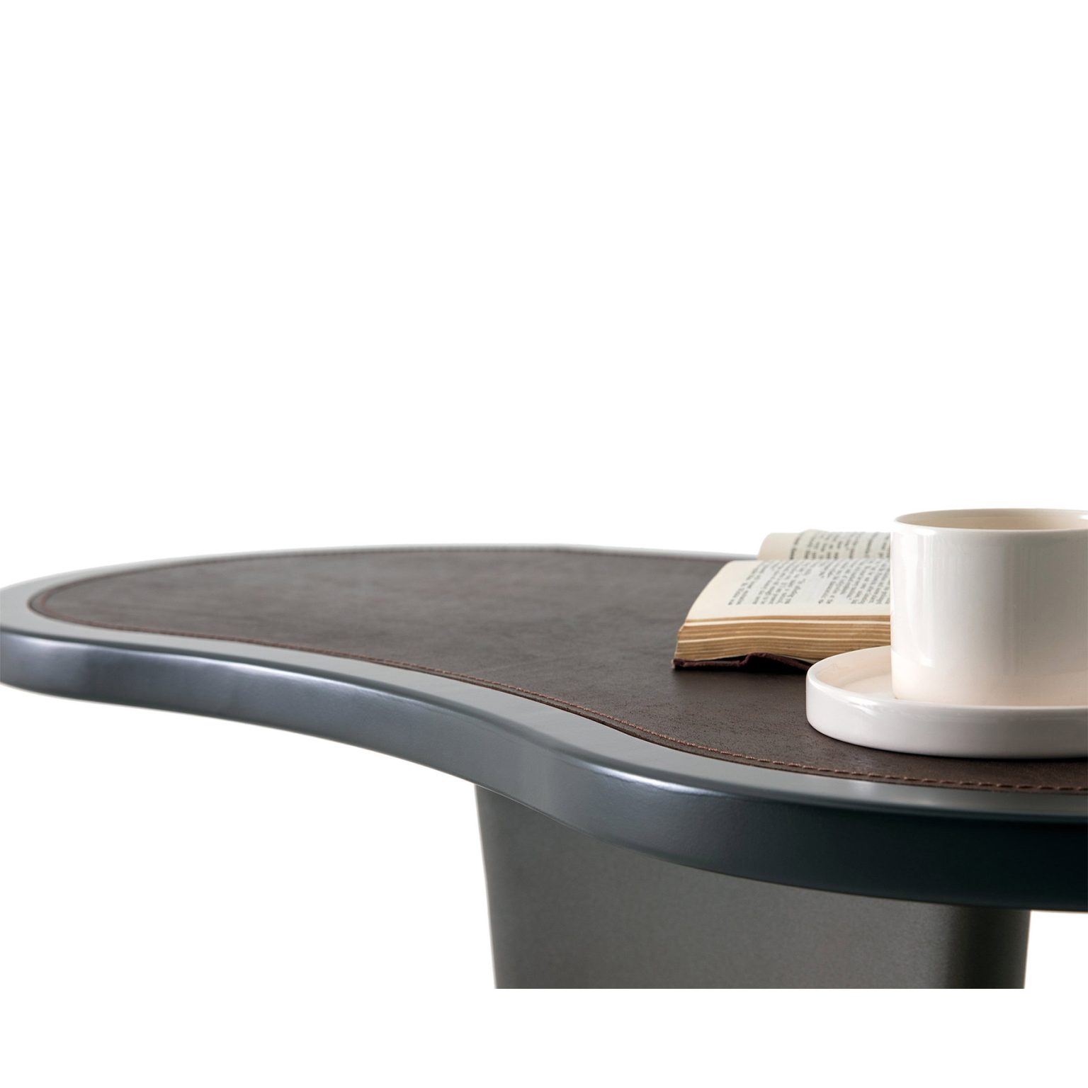 Lava Leather Side Table by LEOPARD Furniture