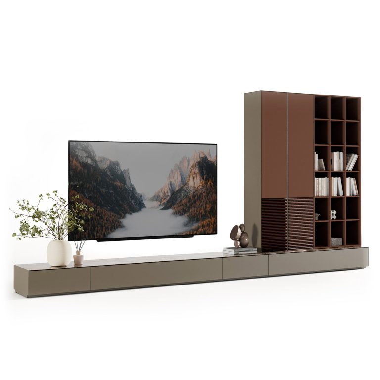Modern Modular TV Stand | Logo Modular TV Stand at LEOPARD Furniture