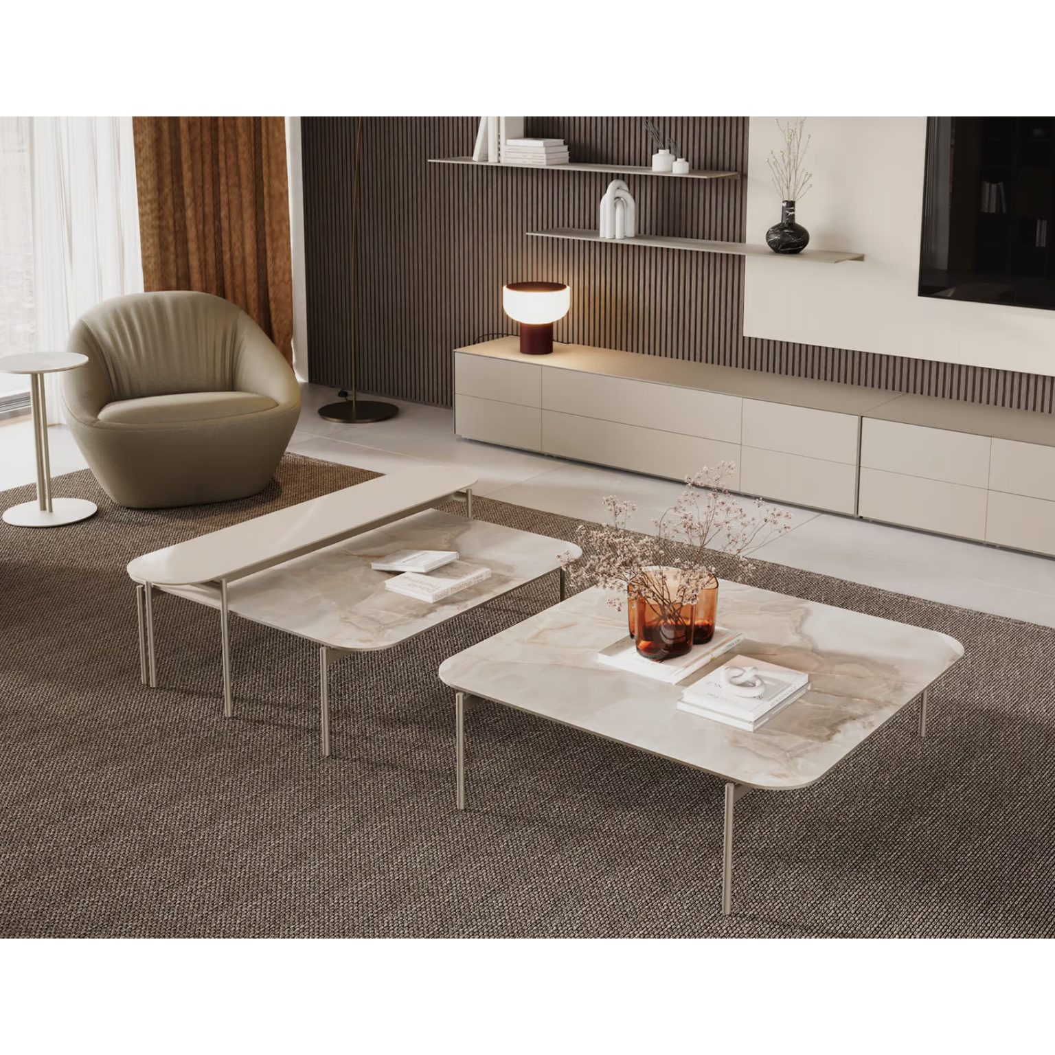 Square Ceramic Coffee Table - Pandora | LEOPARD Furniture