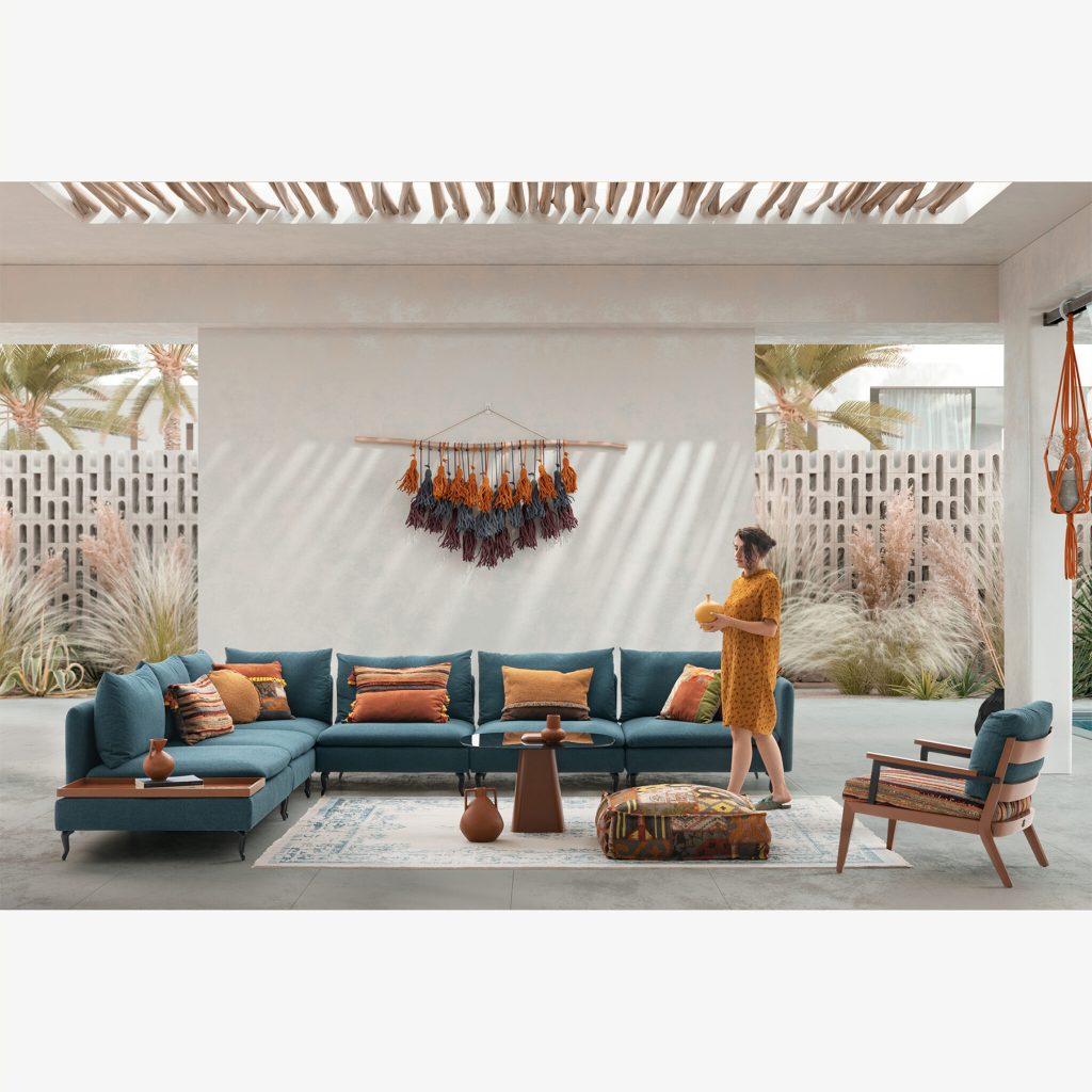 Slim-Lined Sectional Sofa – Fox Modular Sofa | LEOPARD Furniture